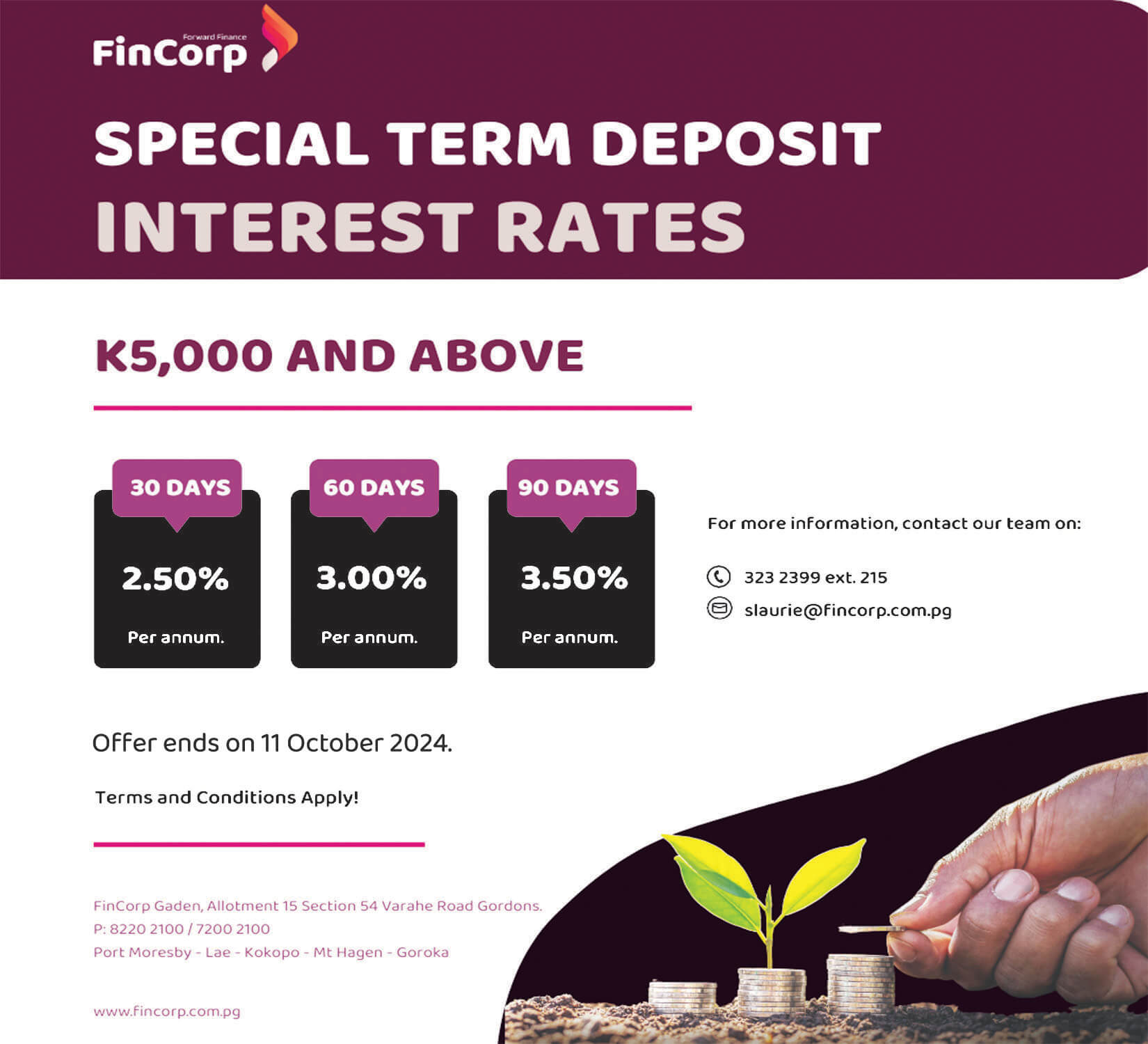 Term Deposit - FinCorp - Forward Finance